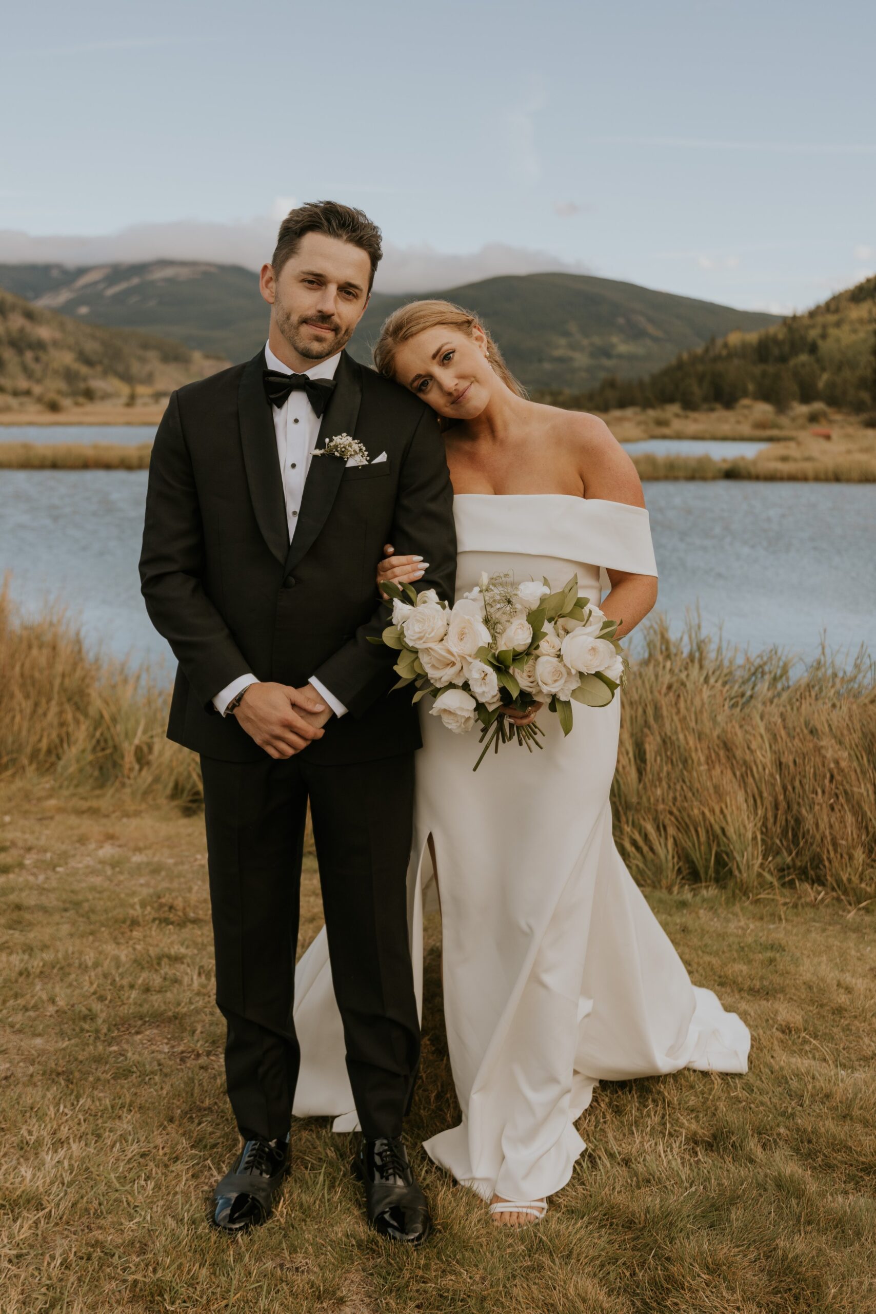 Emmy & Dick's Chic, Sophisticated Black-Tie Vail Wedding
